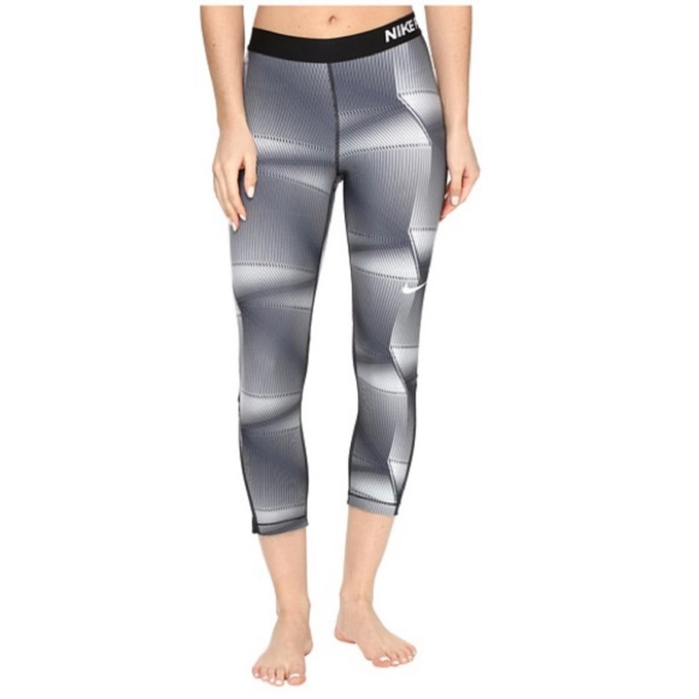 Nike Pro Dri-Fit Cool Pyramid Training Printed Compre… - Gem